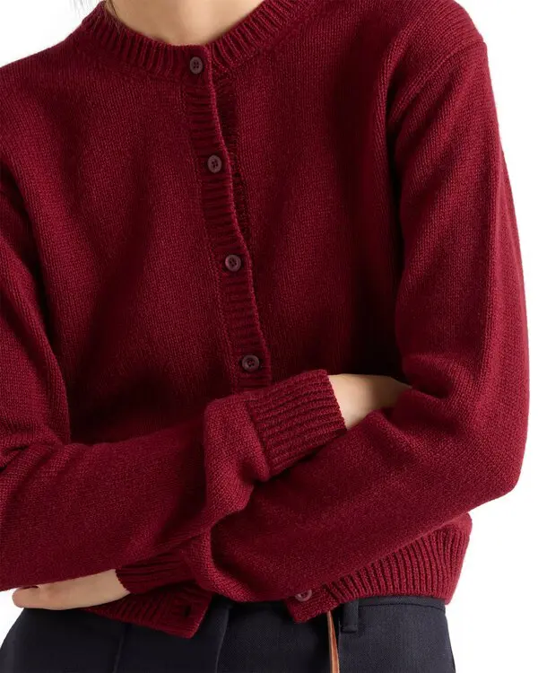 Prada Cashmere Cardigan - Red