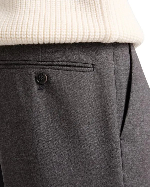Prada Wool And Silk Wide Leg Pants
