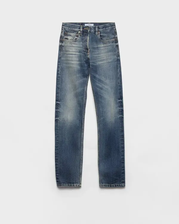 Prada Tapered Selvedge Denim Jeans