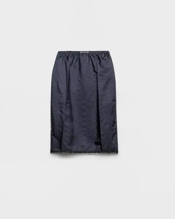 Prada Re-nylon Pencil Skirt - Royal Blue