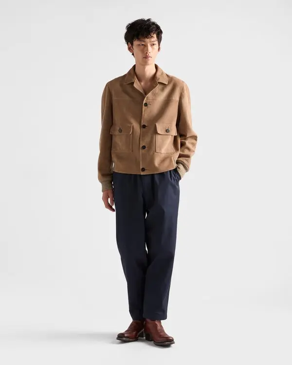 Prada Suede Bomber Jacket