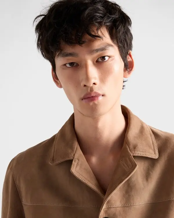 Prada Suede Bomber Jacket