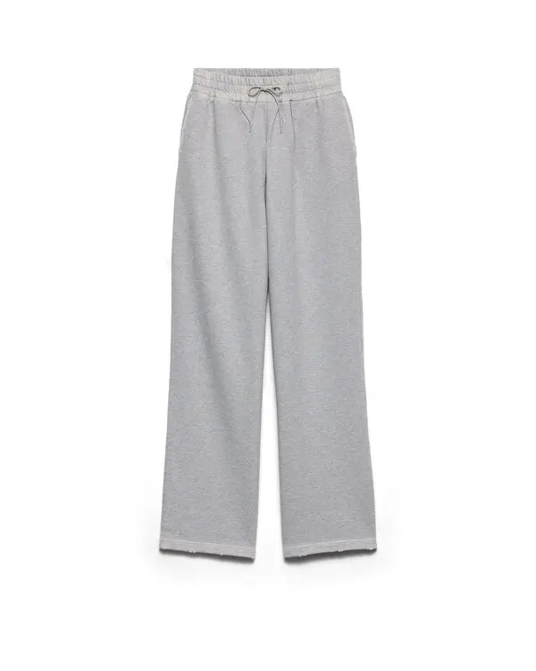 Prada Cotton Fleece Joggers - Grey