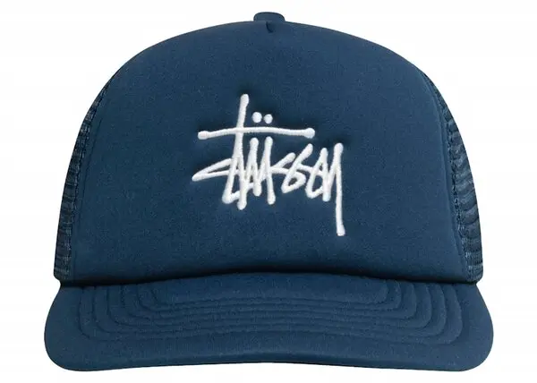 StÜssy Trucker Snapback - Deep Blue