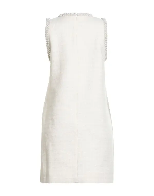 Sandro Mini Tweed Dress With Appliqués And Beads