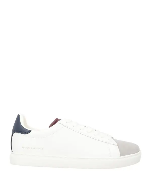 Armani Exchange Pebbled Leather Low-top Sneakers