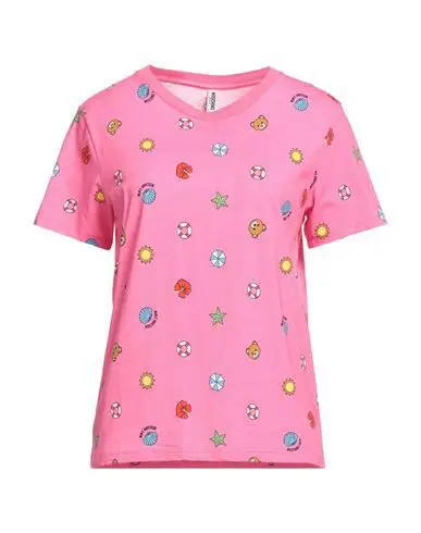 Moschino Printed T-shirt Cotton And Elastane - Fuchsia