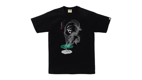 A BATHING APE Mosquito Coil Ape Head Tee Shirt - Black