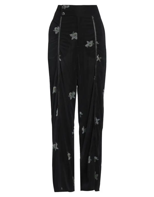 Pinko Wide-leg Floral Print Pants