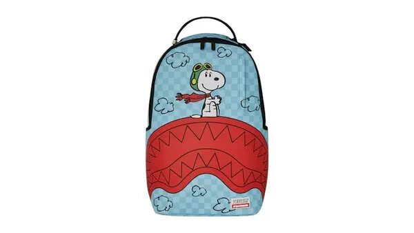 SPRAYGROUND Snoopy Pilot Shark Dlxsv Backpack - Multicolor