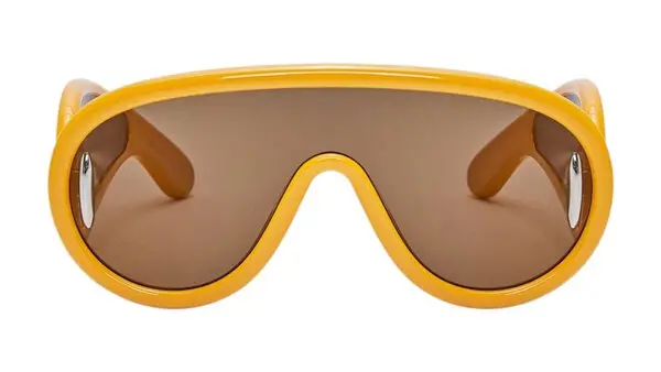 Loewe Wave Mask Sunglasses - Earth Yellow