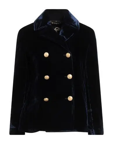SEALUP Viscose Blend Velvet Jacket - Navy