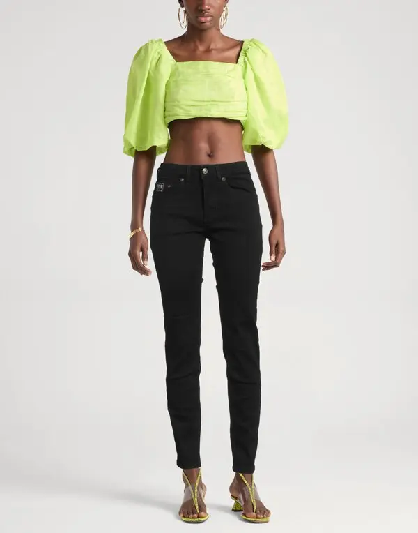 Versace Cotton Elastane Skinny Jeans