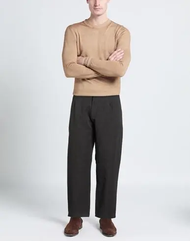 Masnada Wool And Linen Straight Leg Pants