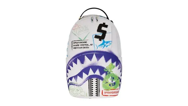 SPRAYGROUND Shark Central Cut Out Backpack - Multicolor