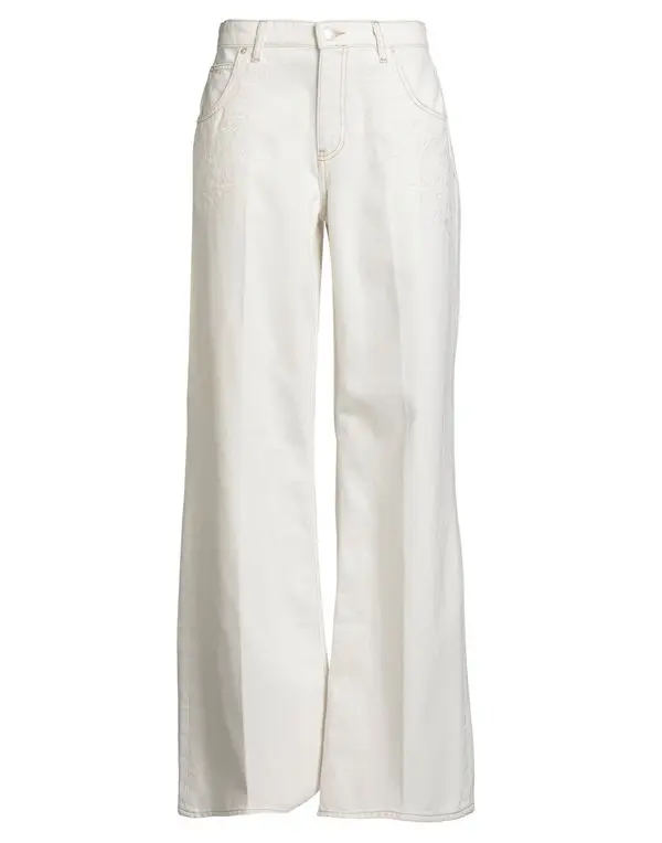 Maje Wide-leg Cotton Jeans