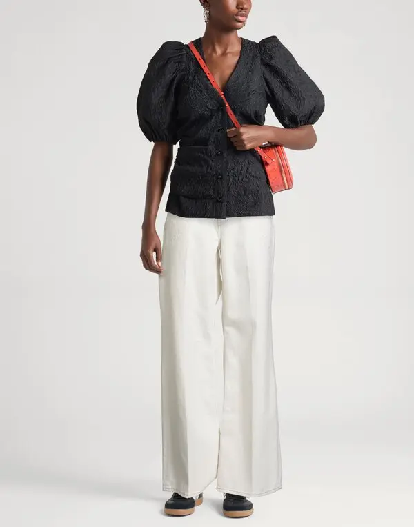 Maje Wide-leg Cotton Jeans