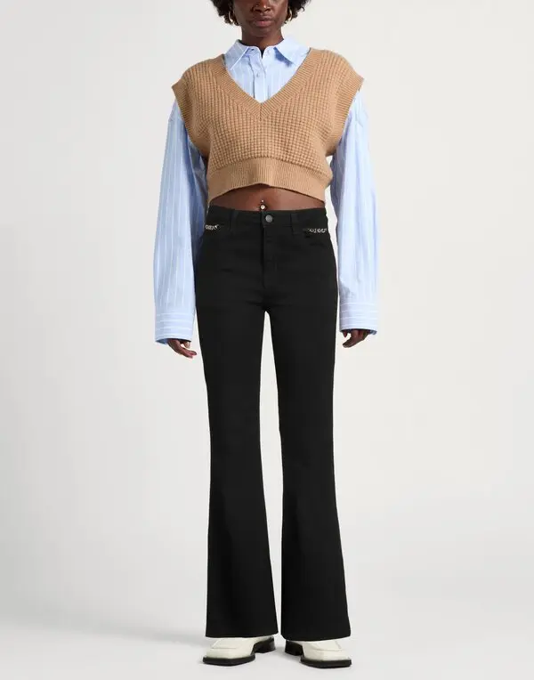 Maje Flared Jeans With Appliqués