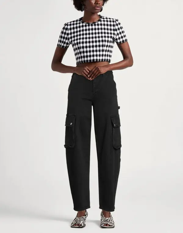 Maje High-waisted Cargo Jeans