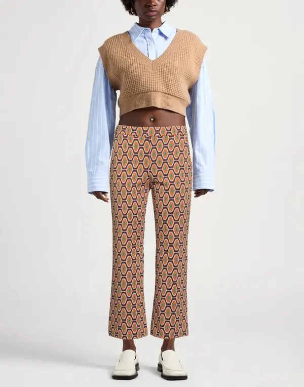 Malìparmi Jacquard-knit Bootcut Pants