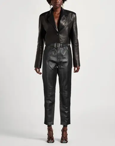 Pinko Tapered Leather Pants