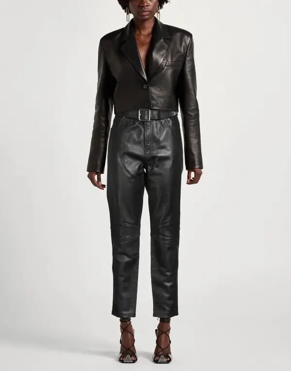 Pinko Tapered Leather Pants