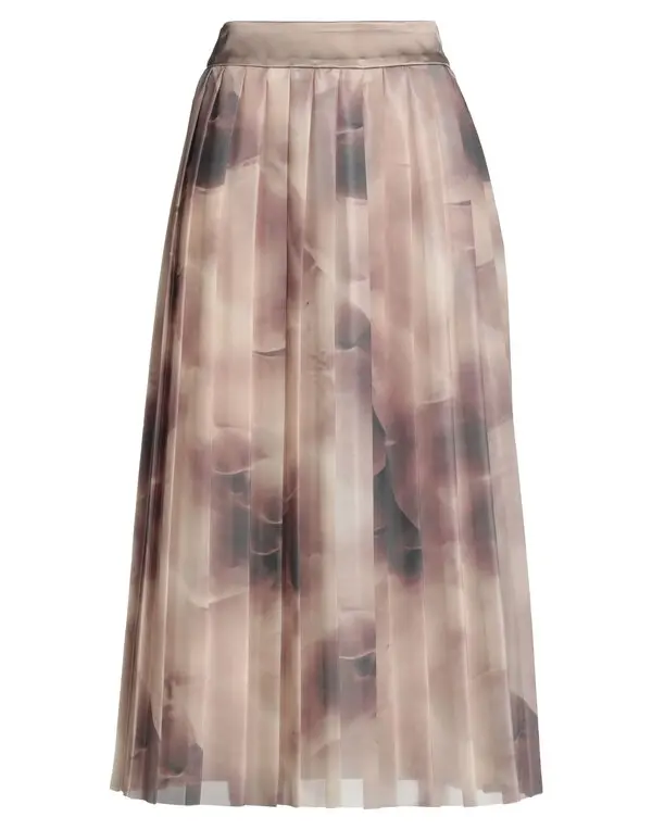 Peserico Pleated Organza Midi Skirt