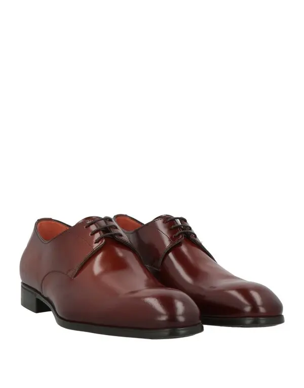 Santoni Lace-Up Derby Shoes In Brown - 60% Off | Editorialist display picture 1