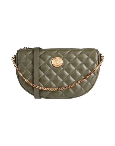 Versace Quilted Leather Cross-body Bag - Green