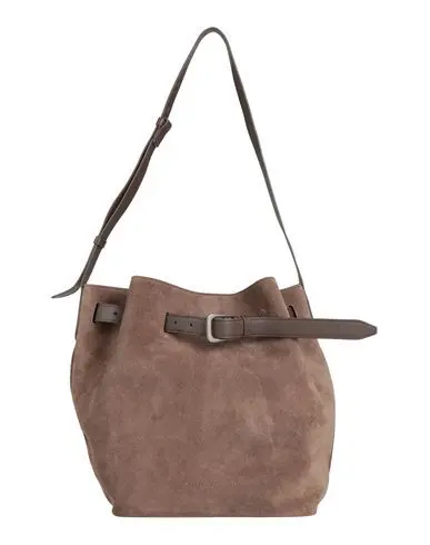 Brunello Cucinelli Leather Bucket Shoulder Bag