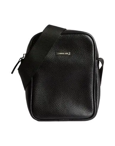 CERRUTI 1881 Crossbody Bag In Leather - Black