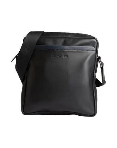 CERRUTI 1881 Leather Cross-body Bag - Black