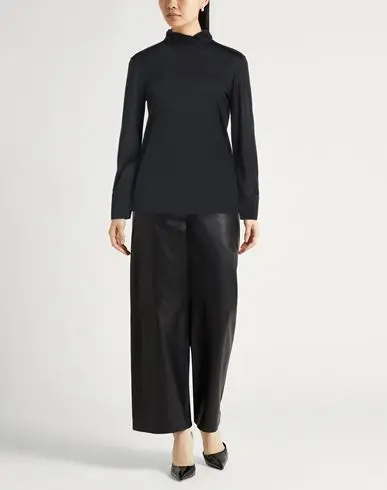 Fabiana Filippi Long Sleeve Silk Jersey Turtleneck
