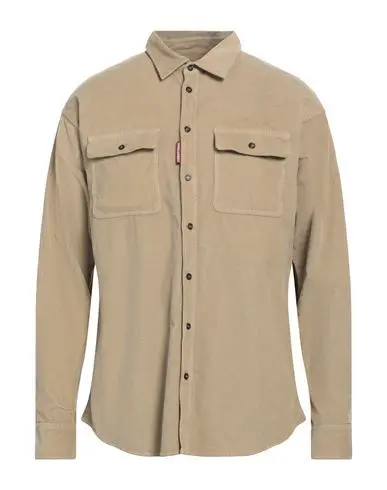 Dsquared2 Shirt Military Size Cotton, Elastane - Beige