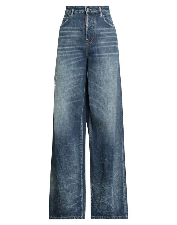 Dsquared2 Cotton Wide-leg Jeans