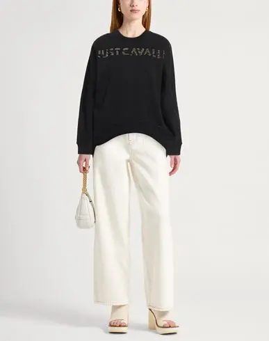 Just Cavalli Cotton Sweatshirt With Logo