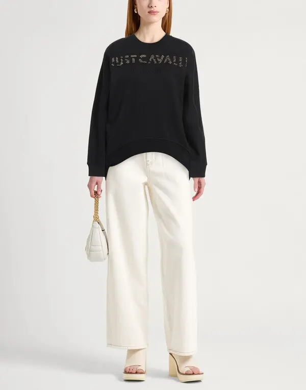 Just Cavalli Cotton Sweatshirt With Logo