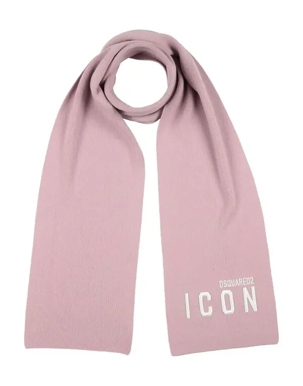 Dsquared2 Icon Scarf Blush Wool - Pink
