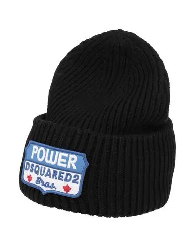 Dsquared2 Wool Beanie - Black