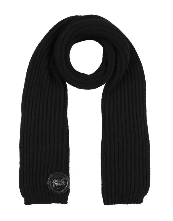 Just Cavalli Scarf Acrylic, Wool - Black