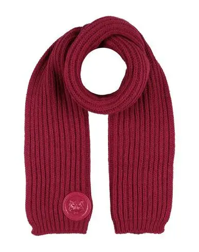 Just Cavalli Scarf Garnet Acrylic, Wool - Red