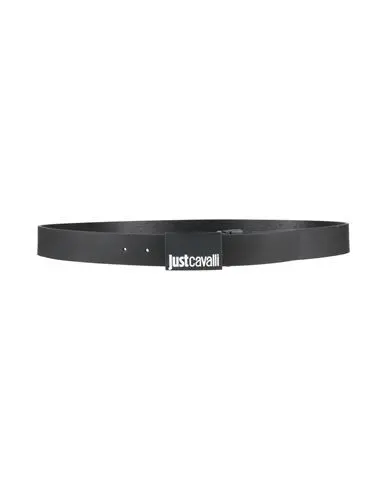 Just Cavalli Leather Belt - Black