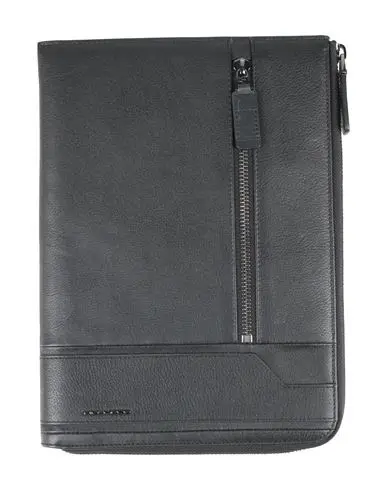 PIQUADRO Midnight Leather Document Holder - Black