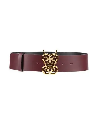 Giambattista Valli Leather Corset Belt - Red