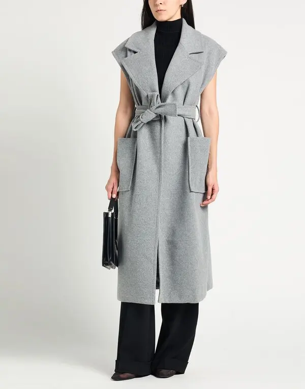 KAOS Belted Felt Coat