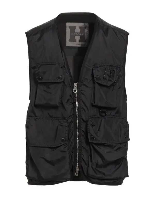 HISTORIC Nylon Vest With Embroidered Logo