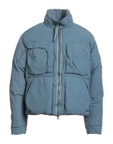 C.P. COMPANY Puffer Jacket With Detachable Hood - Blue