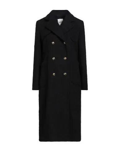 Sandro Coat In Cotton, Synthetic Fibers, Wool, And Alpaca Wool