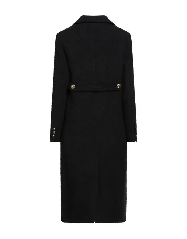 Sandro Coat In Cotton, Synthetic Fibers, Wool, And Alpaca Wool