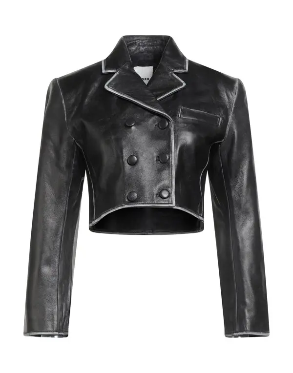 Sandro Leather Biker Jacket